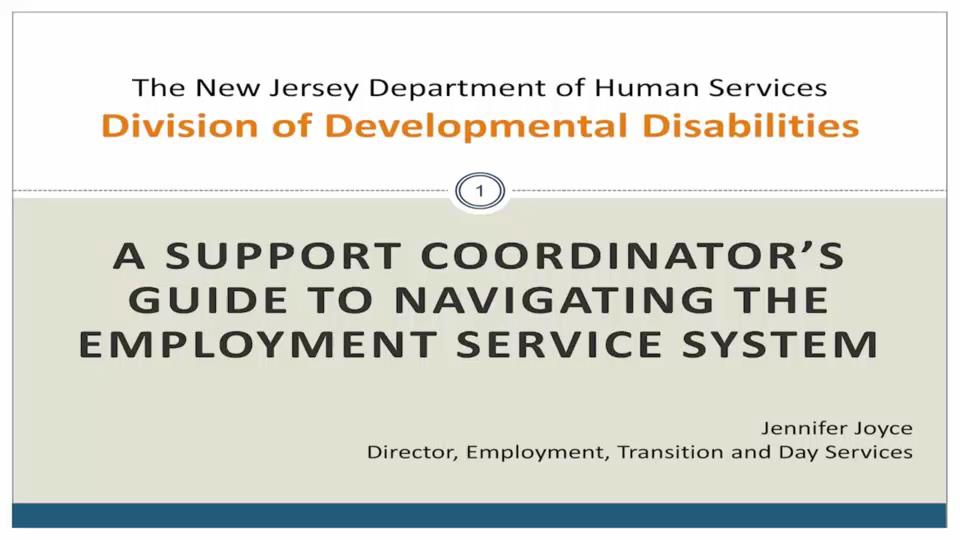 Module2-NJ's Commitment to Employment First